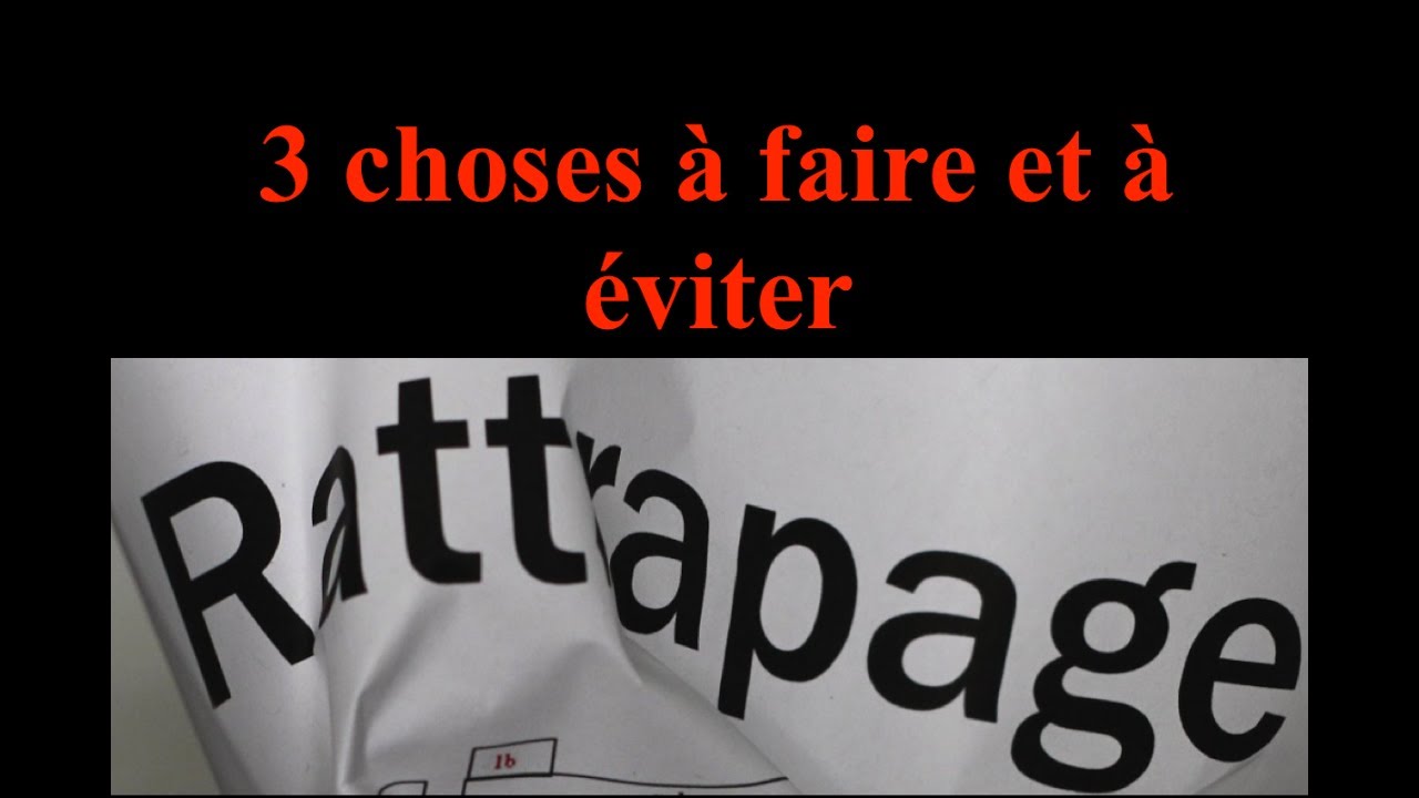 Rattrapage BPJEPS | Réussir son BPJEPS AGFF